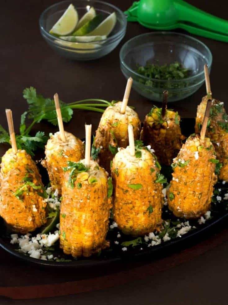 Mexican Street Corn on a Stick • Beyond Mere Sustenance
