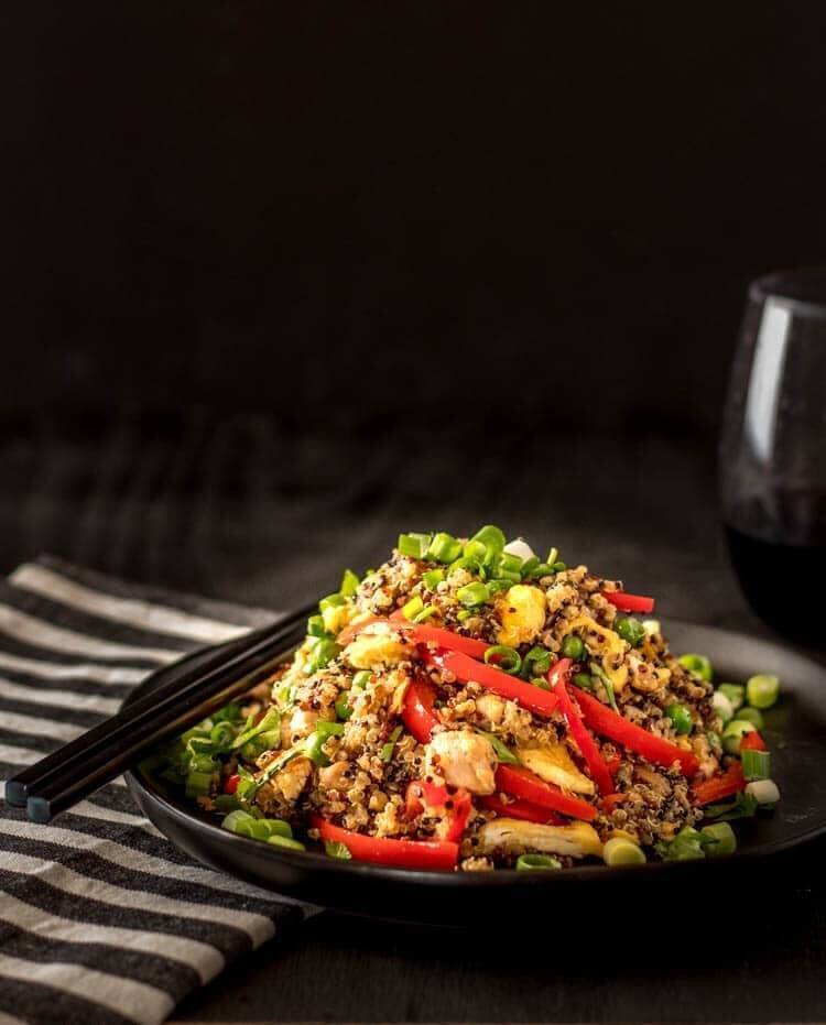 Quinoa Chaufa (Peruvian Wok-Fried Quinoa) • Beyond Mere Sustenance
