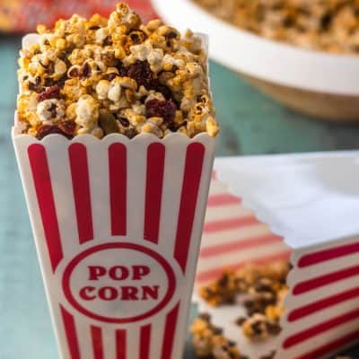 Sweet Tajín Popcorn • Beyond Mere Sustenance