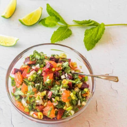 Easy Mexican Citrus Salsa • Beyond Mere Sustenance