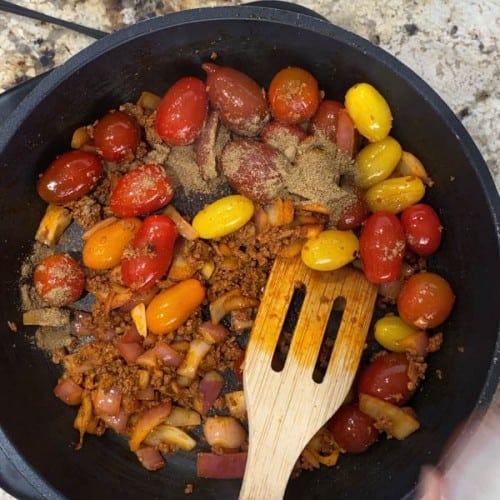 Mexican Scallops with Chorizo and Beer • Beyond Mere Sustenance