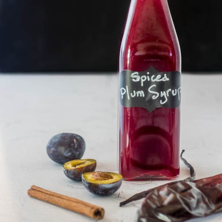 Spiced Plum Syrup • Beyond Mere Sustenance