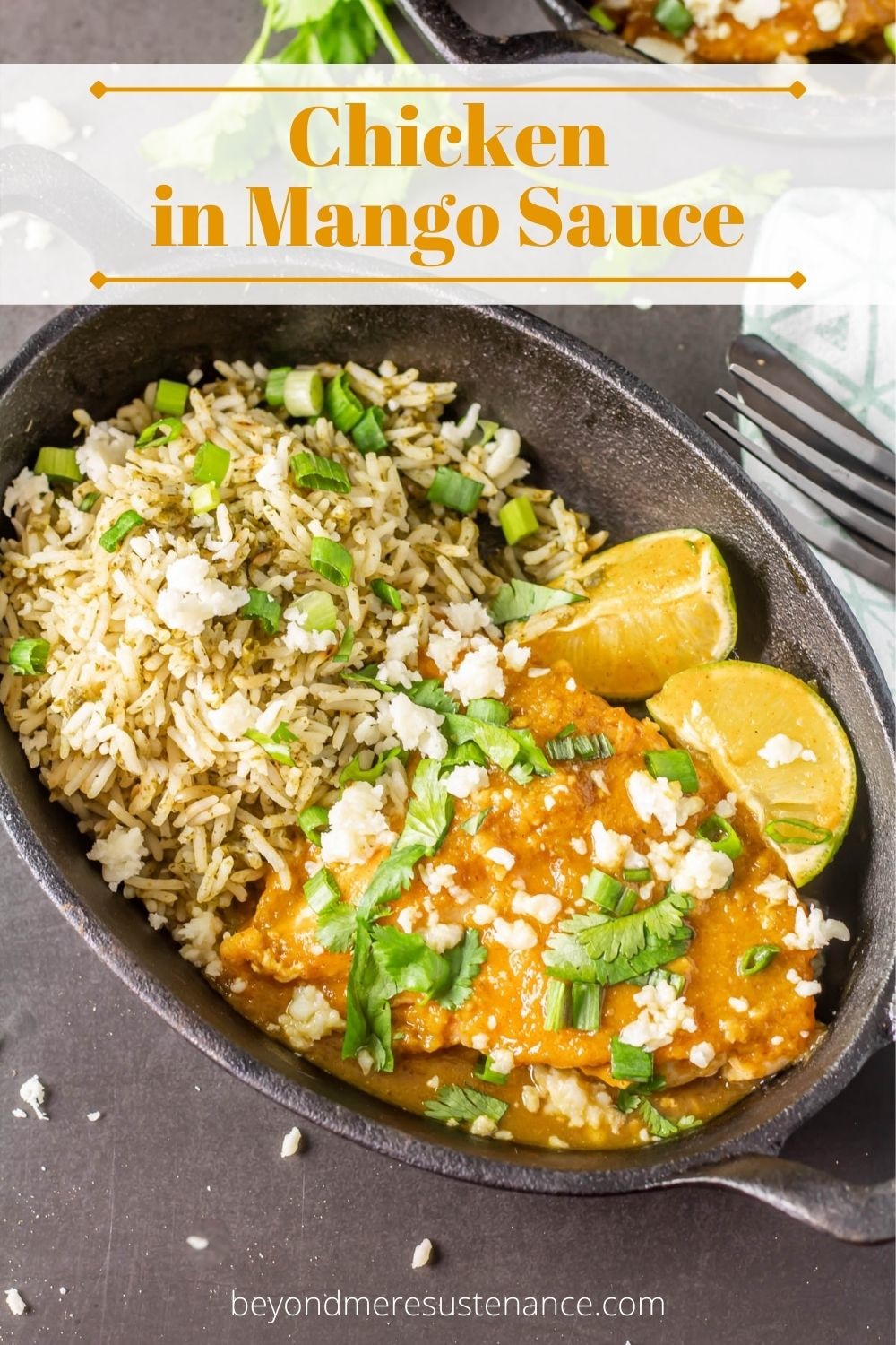 Spicy Mango Chicken • Beyond Mere Sustenance