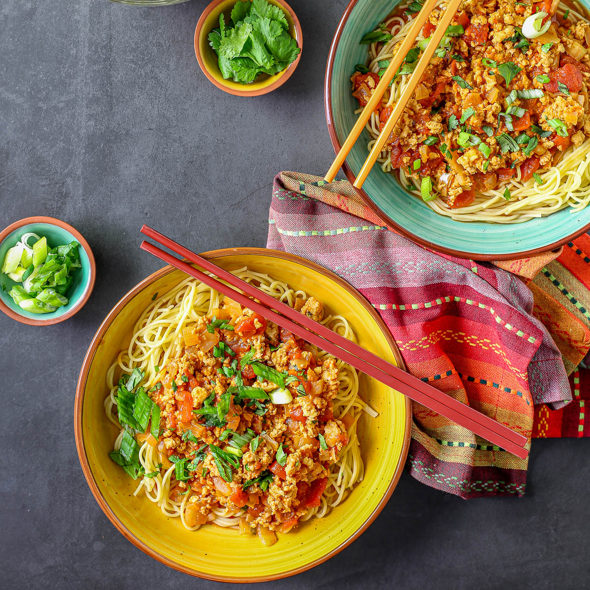 Spicy Gochujang Spaghetti and Meat Sauce - Beyond Mere Sustenance
