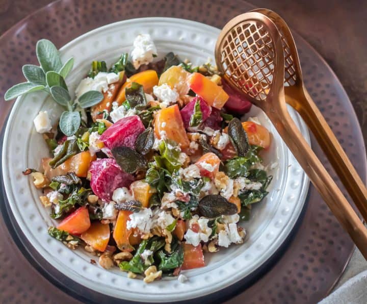 Smoked Beets with Goat Cheese • Beyond Mere Sustenance