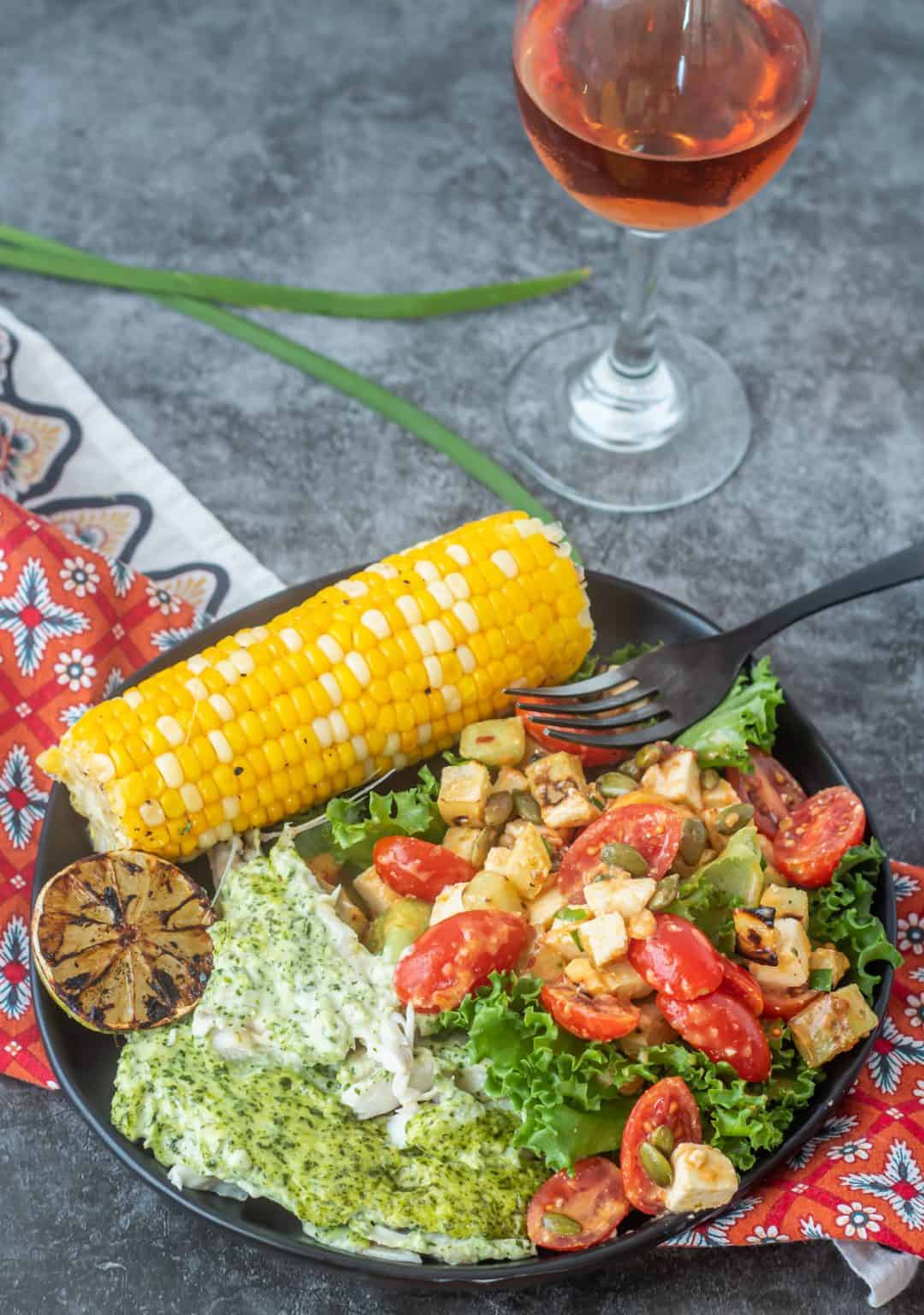 Grilled Chayote Salad • Beyond Mere Sustenance