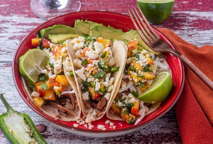 Leftover Pulled Pork Tacos • Beyond Mere Sustenance