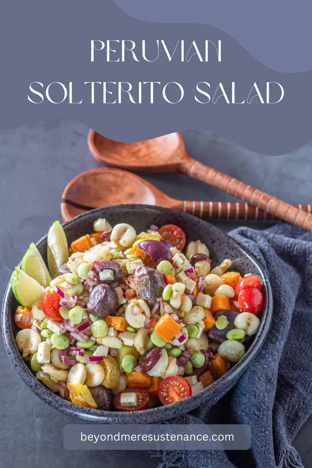 Peruvian Solterito Salad • Beyond Mere Sustenance