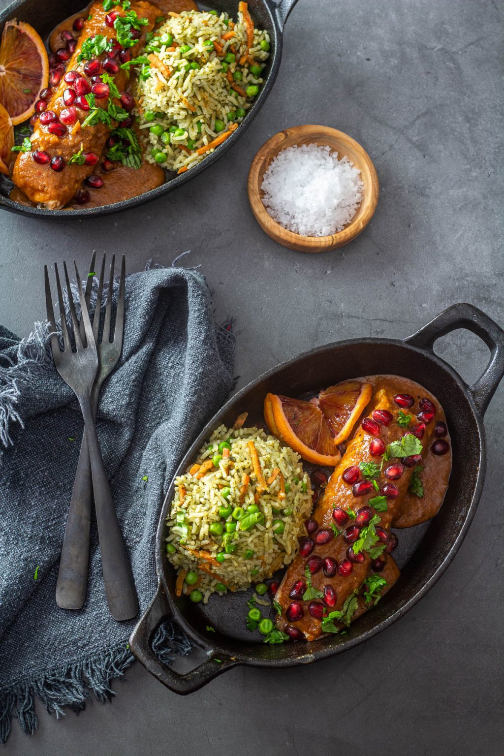 Sous Vide Frozen Salmon with Chipotle Orange Sauce • Beyond Mere Sustenance