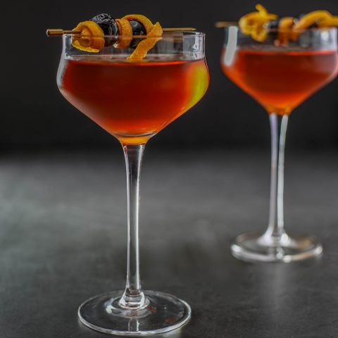 El Capitán Cocktail - A Pisco Manhattan • Beyond Mere Sustenance