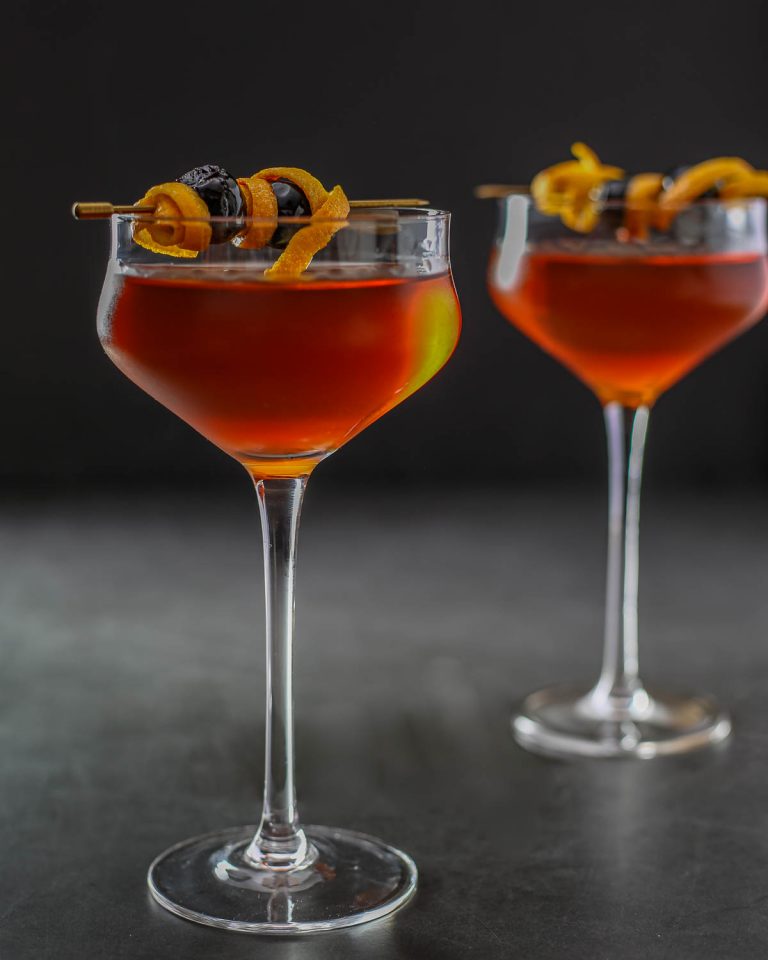El Capitán Cocktail - A Pisco Manhattan • Beyond Mere Sustenance