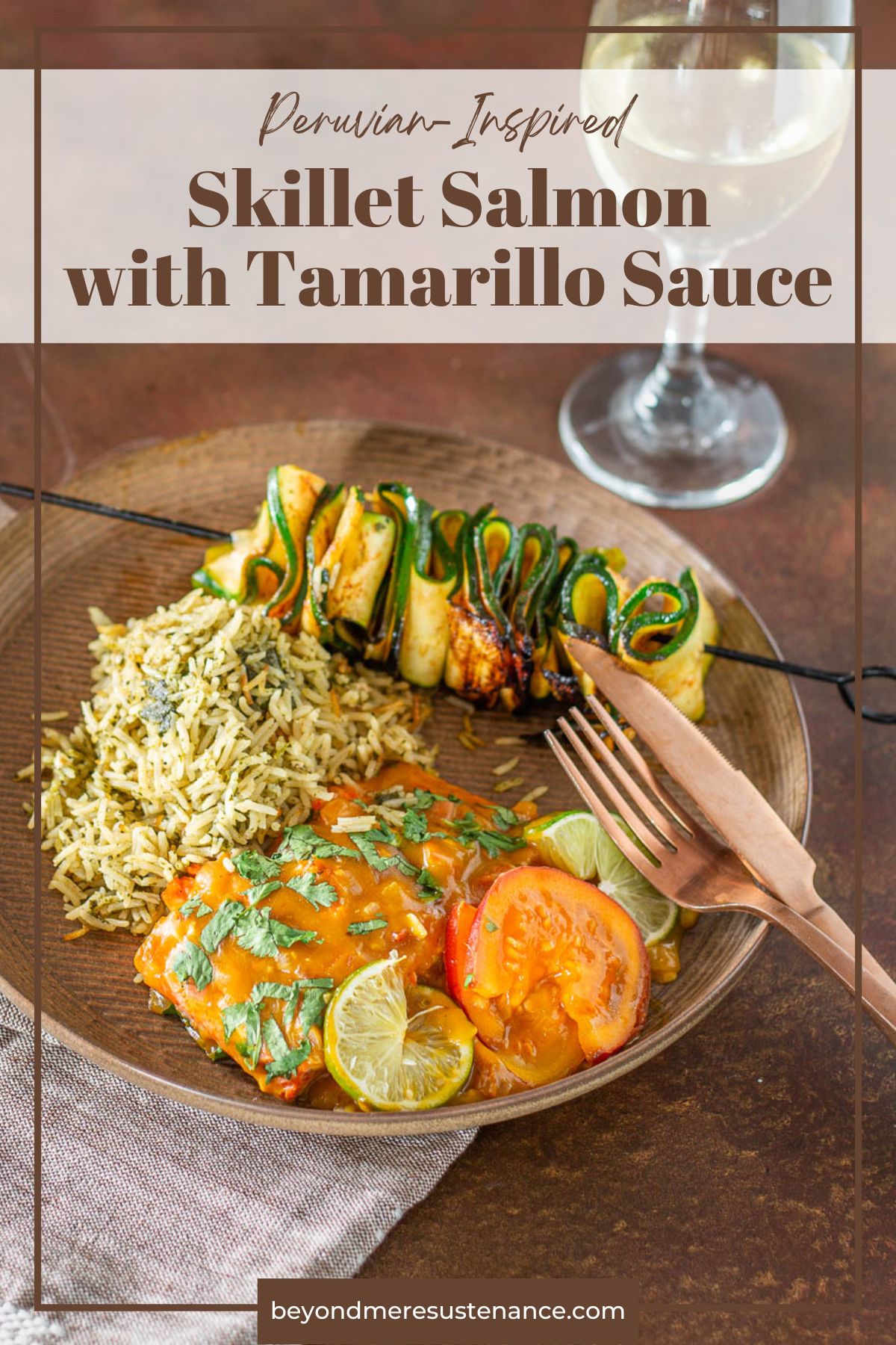 Mexican Salmon with Savory Tamarillo Sauce • Beyond Mere Sustenance