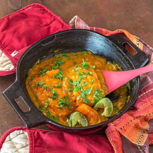 Latin Salmon with Savory Tamarillo Sauce • Beyond Mere Sustenance