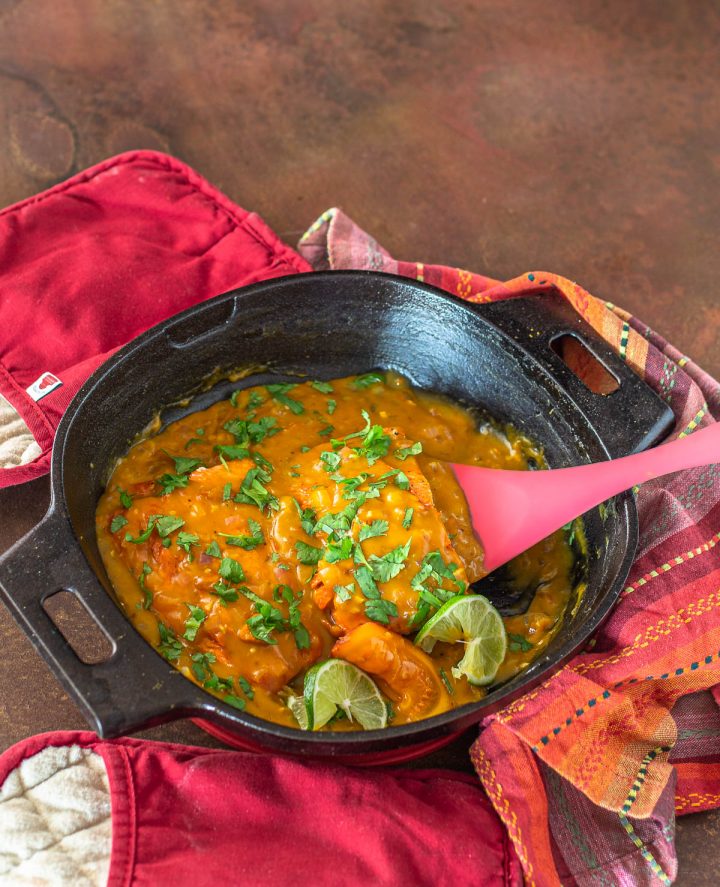 Latin Salmon with Savory Tamarillo Sauce • Beyond Mere Sustenance
