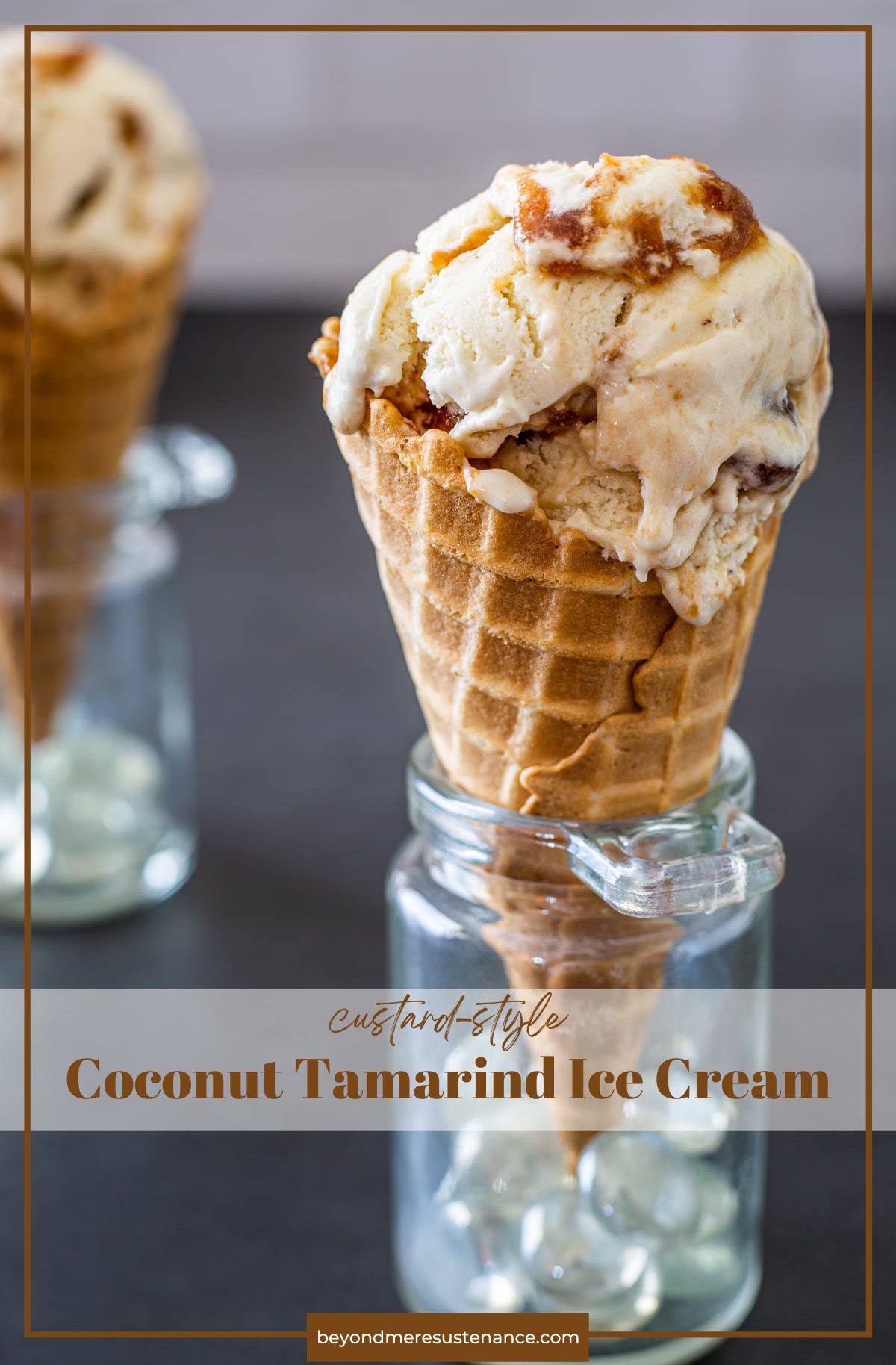 Coconut Tamarind Ice Cream • Beyond Mere Sustenance