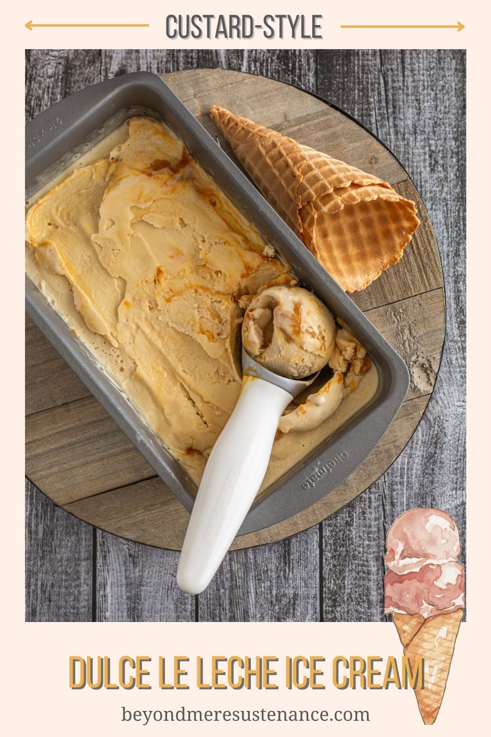 Dulce le Leche Ice Cream • Beyond Mere Sustenance