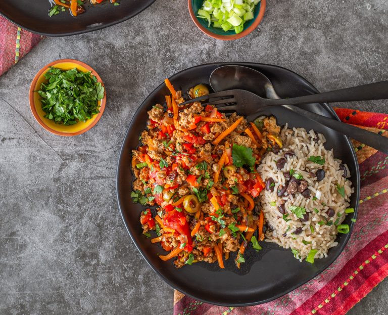 Cuban-Style Healthy Picadillo • Beyond Mere Sustenance